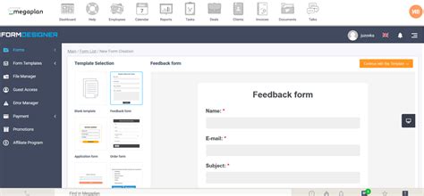 megaplan integration module formdesigned knowledge base