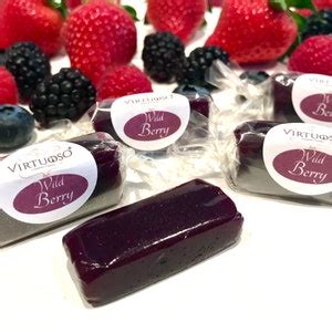 Wild Berry Caramels 4oz Gourmet Parisian Caramels Fruit Style