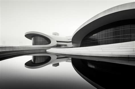 Premium Photo Geometric Architecture Detail Modern Concrete Structure Building Abstract