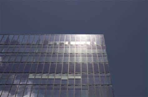 Sun Shines On Modern Glass Building Stock Image Image Of Design Shiny 107039433