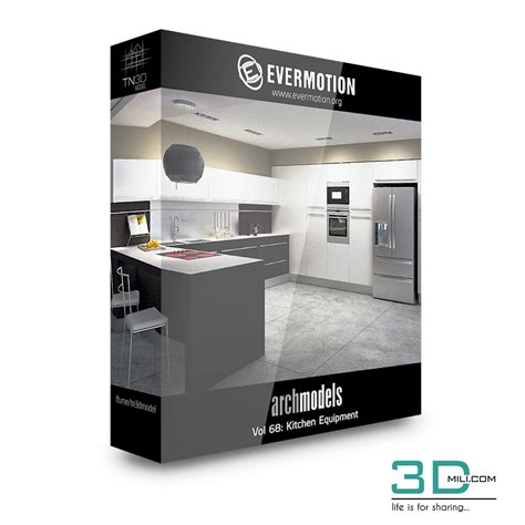 Evermotion Archmodels Vol 68 Kitchen Equipment 3dmili 2025 Download 3d Model Free 3d Models