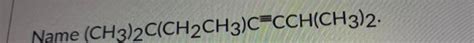 Solved Name CH C CH CH C CCH CH Chegg Com