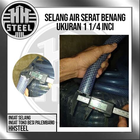 Jual Selang Slang Air Pvc Serat Benang Ukuran 1 1 4 Inchi Ukuran Satu