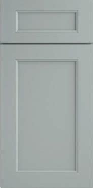 Trenton Recessed Light Gray 1 Stop Cabinets