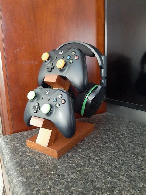 Controller Stand Wooden Etsy