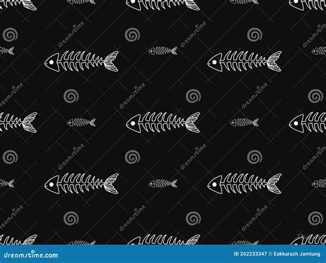 Fishbone Cartoon Illustration Vector Clipart CartoonDealer