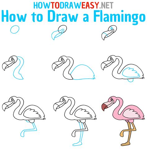 How To Draw A Flamingo How To Draw Easy