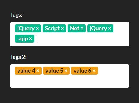 Tiny Text Field Based Tags Input Plugin For Jquery Tagify Jquery Plugin