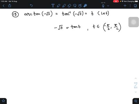 solved find the exact value arctan √ 3
