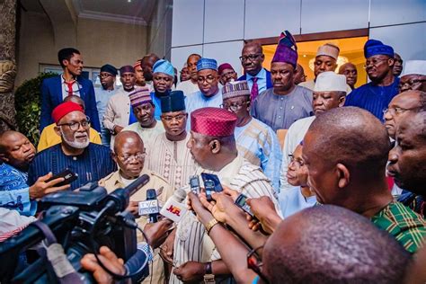 Photos Apc Governors Meet In Abuja Politics Nigeria