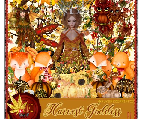 Qtags By Suzie Q New Kit In Store Harvest Goddess Ptu