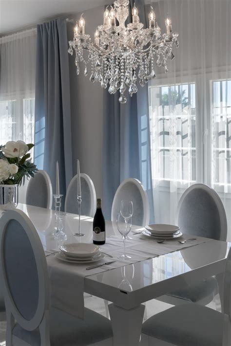 Classical Dining Table Decor Dining Room Blue Dining Room Small