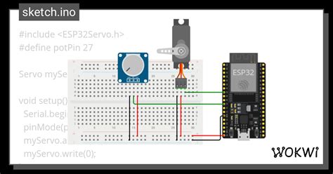 Servo By Esp32 Wokwi Esp32 Stm32 Arduino Simulator