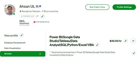 ahsan ul haq on linkedin dataanalyst datavisualization datascience pythondeveloper… 10