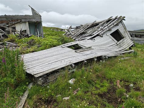 Historic House In Unga Village Unga Island Aleutians Alaska