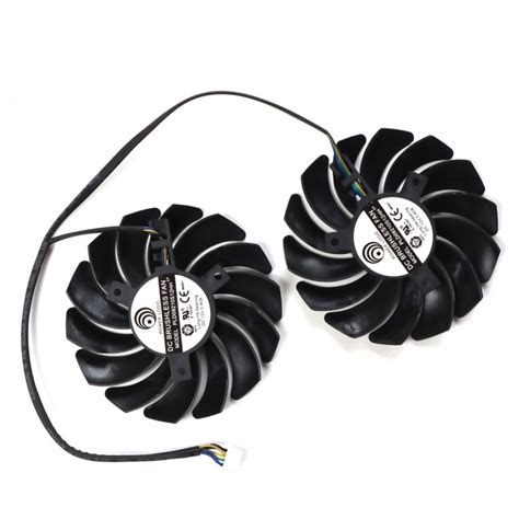 Вентиляторы для видеокарт MSI 87 мм 1050ti R9 380 580 GAMING X ...