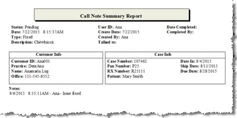 print selected call