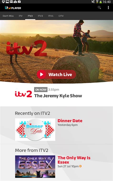 Itv Player Screenshot