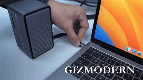 Dual Type C Portable Storage Strap With USB4 Cable GizModern