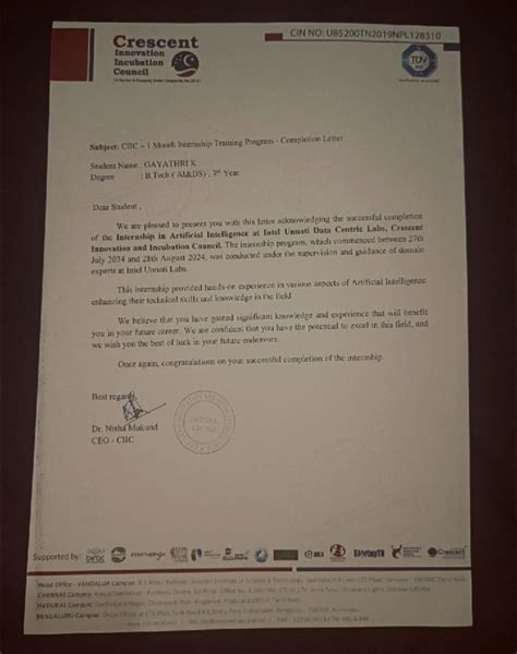 Artificialintelligence Internship Ai Intelunnati Learning Gayathri K