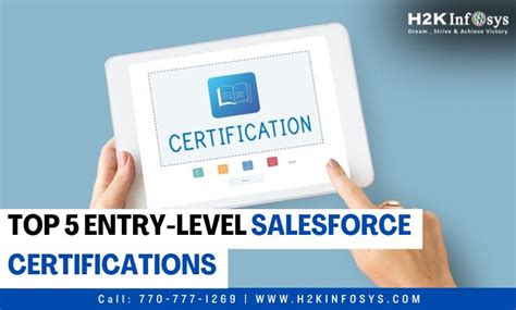 top 5 entry level salesforce certifications
