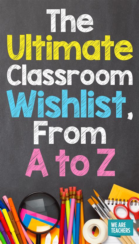 Heres What Teachers Really Have On Their Classroom Wishlists