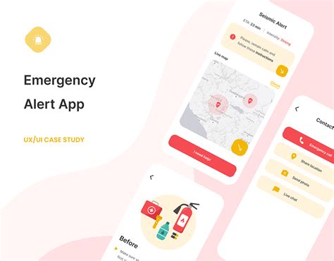 Emergency Alert App Uxui Case Study Behance Emergency Alert App Uxui Case Study Behance