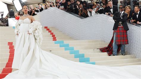 Rihanna Wore 3 Stunning Looks At The Met Gala 2023 Marie Claire