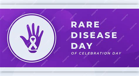 Premium Vector Rare Disease Day Celebration Vector Design