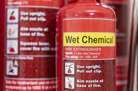 Wet Chemical Fire Extinguisher Grip Elements
