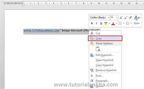 Beberapa Cara Copy Cut Dan Paste Text Di Microsoft Office Word