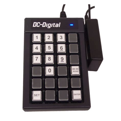 DC 80 Static Key W 8 Inch LED Digital Wireless Remote Keypad Controlled Static Number