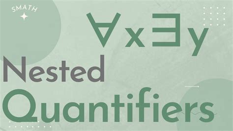 Nested Quantifiers Youtube