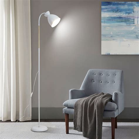 Anten Lampadaire Orientable Blanc Culot E27 Max 60 W 159 Cm