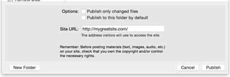 Publish To Folder