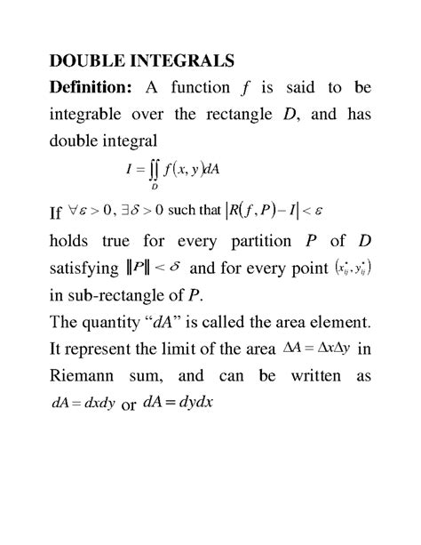 Double Integrals Explained At Carlo Simmons Blog