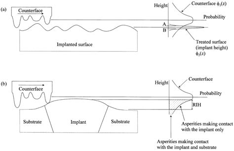 Asperity Contact Model A Multi Implant Model B Single Implant Download Scientific Diagram