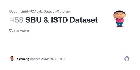 Sbu And Istd Dataset · Issue 58 · Deepinsight Pcalabdataset Catalog