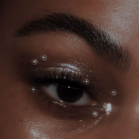 Sparkly Eye Makeup Gem Makeup Silver Eye Makeup Prom Eye Makeup
