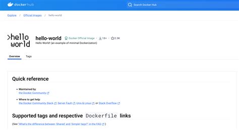 你的第一个 Docker 实验：掌握“hello World”程序 Labex