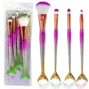 RUBY ANJO KIT C PINCEIS SEREIA WL Distribuidora JCF Fornecedor De Maquiagem Em
