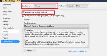 Visual Studio Code Analysis Increase The Build Time Stack Overflow