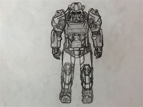 T 60 Power Armor Fallout 4 By Nicksterdagames On Deviantart