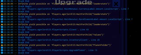 Problem With Game In Roblox Infinite Yield Possible Scripting