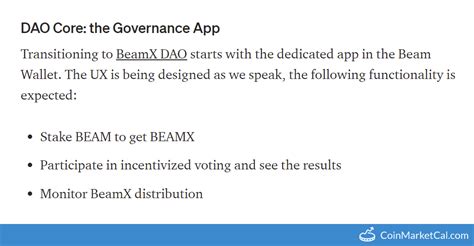 Beam Beam Dao Core
