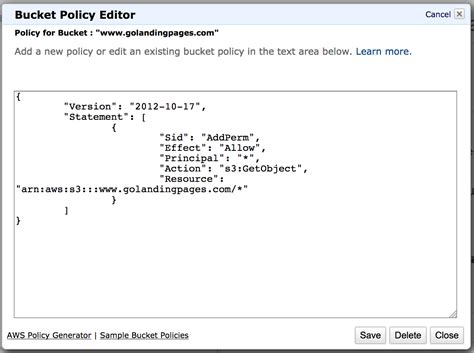 How To Create An Aws S3 Bucket To Host Your Landing Page Or Static Site