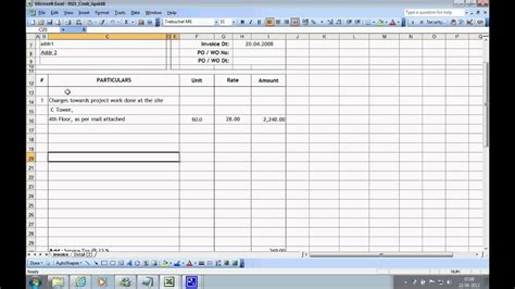 Excel Vba Invoice Consolidation Youtube