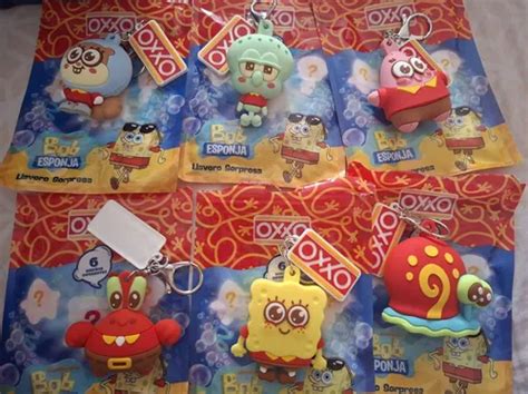 Llavero Sorpresa Bob Esponja Oxxo Coleccionable Envío Gratis