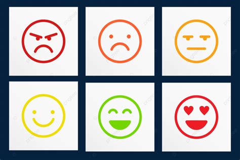 Customer Satisfaction Feedback Emoji Vector Customer Satisfaction Feedbackscale Feedback