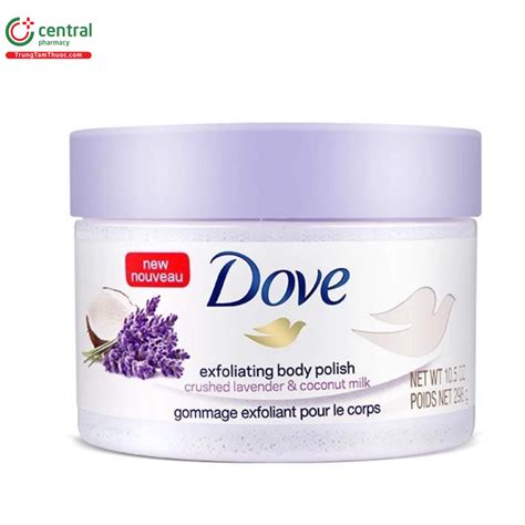 Dove Exfoliating Body Polish 298g Mỹ Tẩy Tế Bào Chết Body Và Mặt
